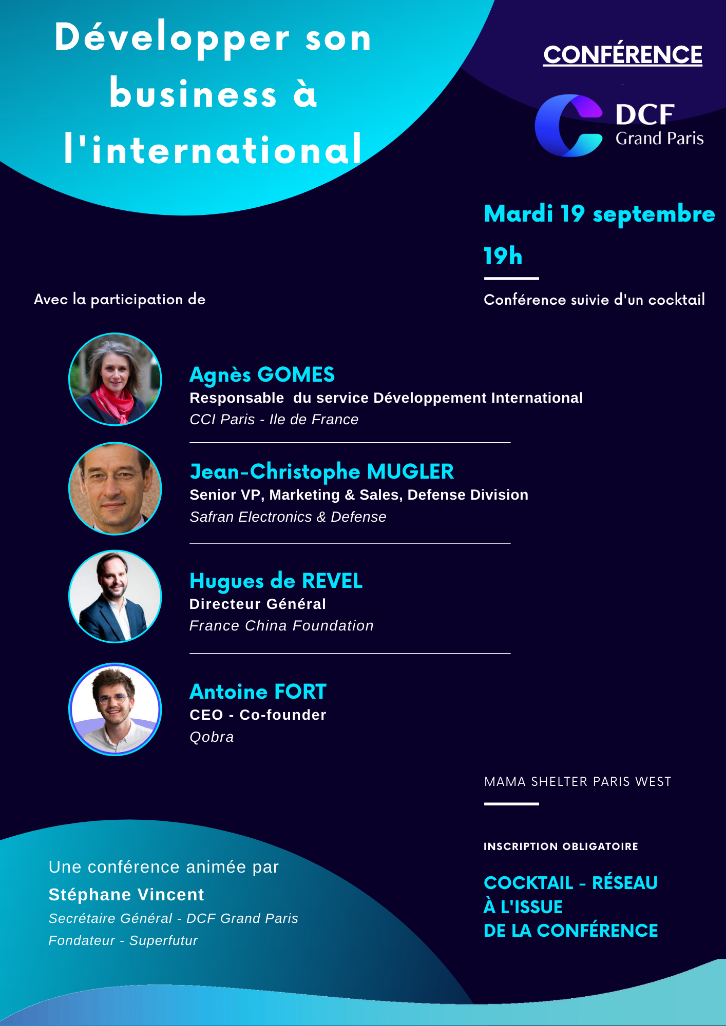 Conférence DCF Grand Paris - Se développer à l'international